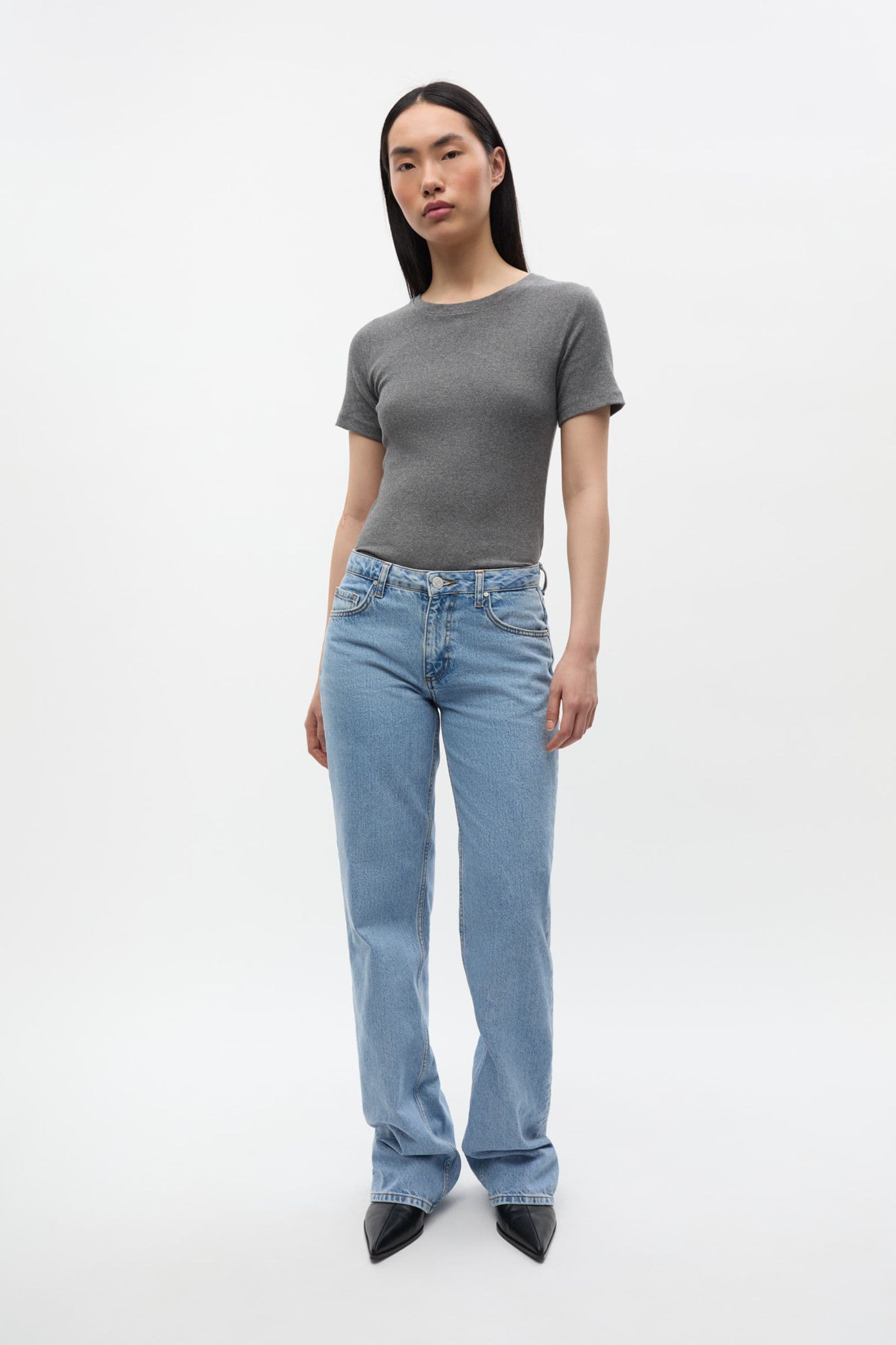 ENBETTY JEANS 7215 MID LIGHT BLUE | Envii®
